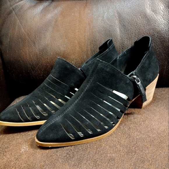 1. State | Shoes | State Arnet Suede Stacked Block Heel Ankle Boot ...